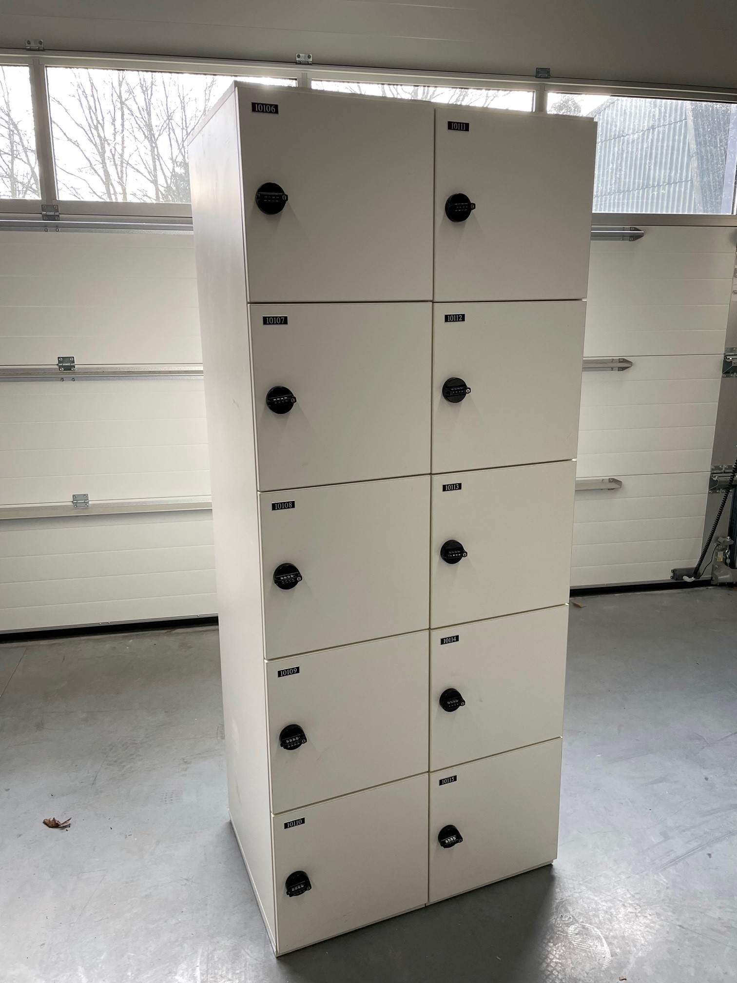 Lockerkast-5 hout met mechanisch cijferslot - Lockerman