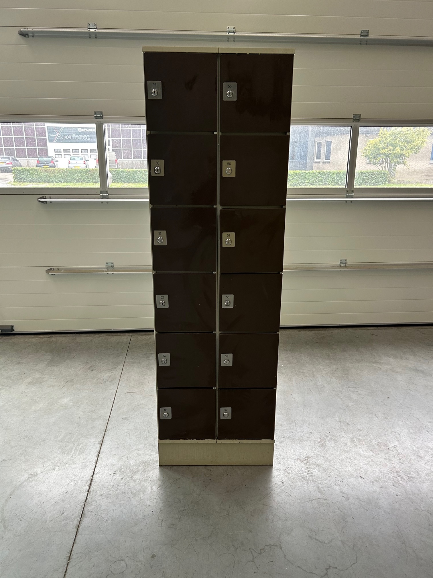 Lockerkast-12 grijs/bruin - Lockerman