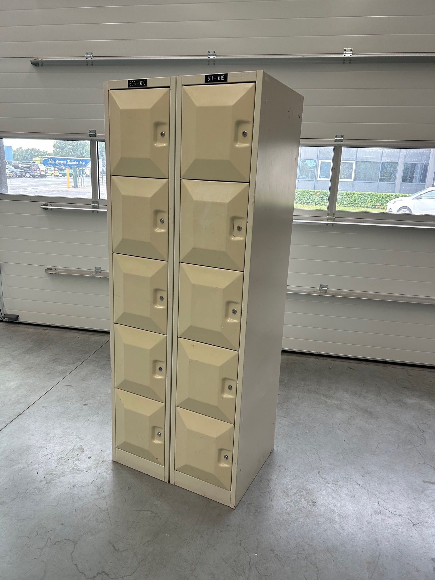 Lockerkast-10 Sonesto wit / wit - Lockerman