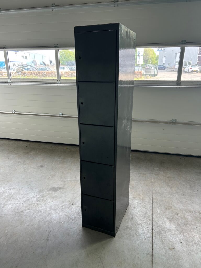 Lockerkast-5 antraciet/zwart - Lockerman